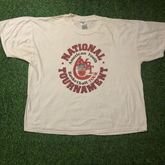 Jerzees | Shirts | Mens Vintage White National Aybt Event Staff Graphic ...